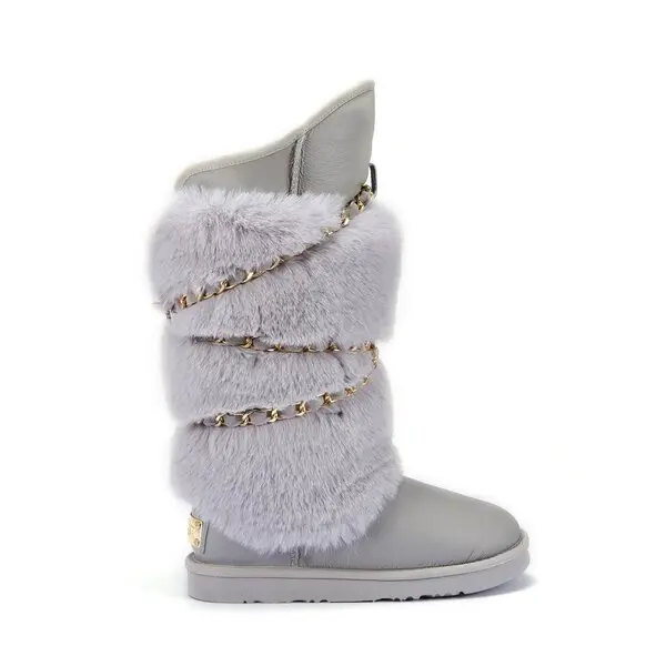 AUSTRALIA LUXE COLLECTIVE Atilla Tall Boots Ice Gray - Grey