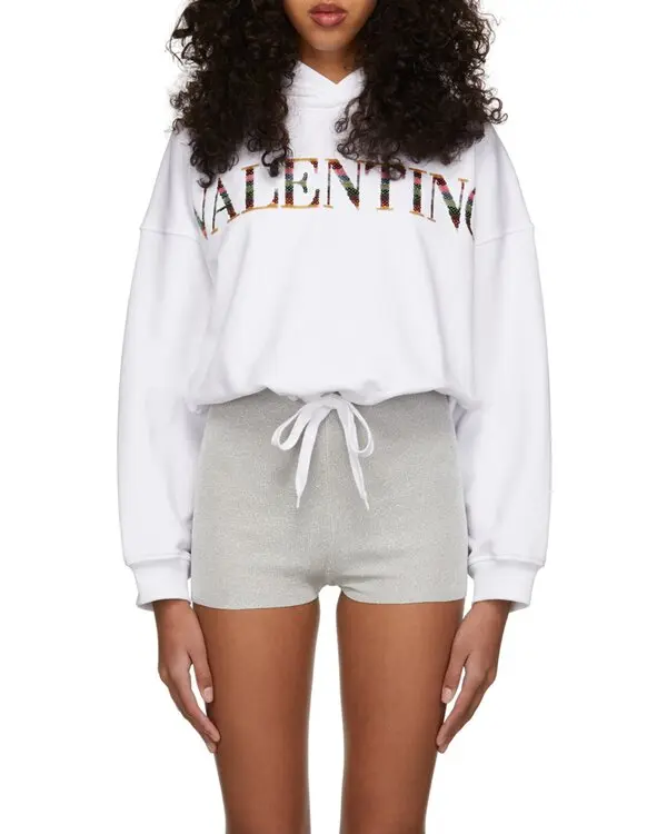 Valentino Garavani Logo Rope Hooded Sweater