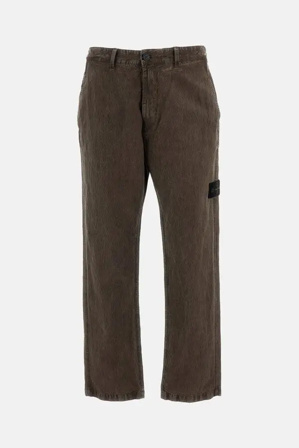 Stone Island Terra Effect Corduroy Pants