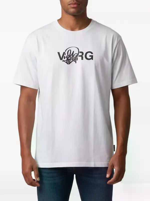 Off-White Printed Jersey T-shirt - White