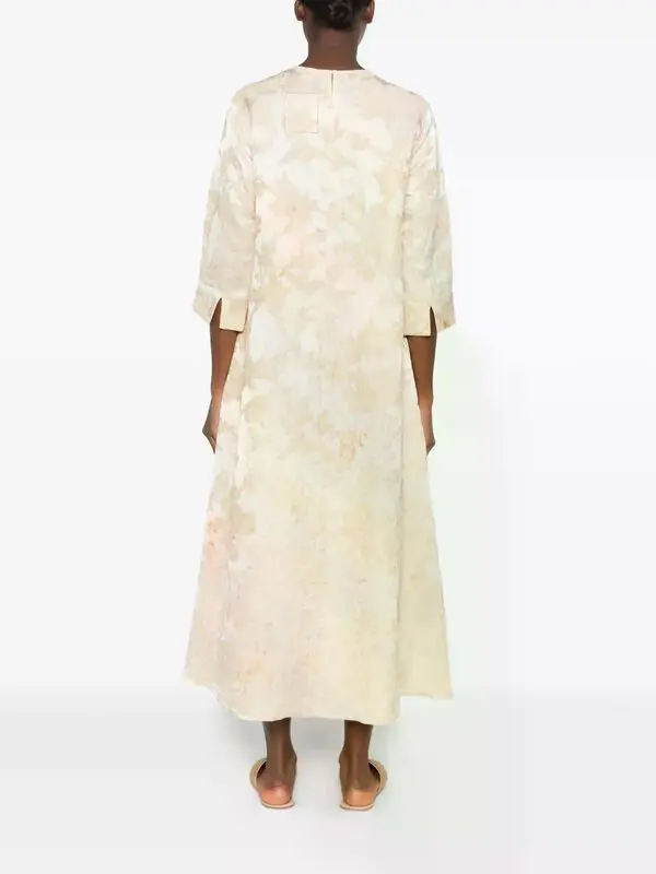 UMA WANG Apostte Floral-jacquard Maxi Dress
