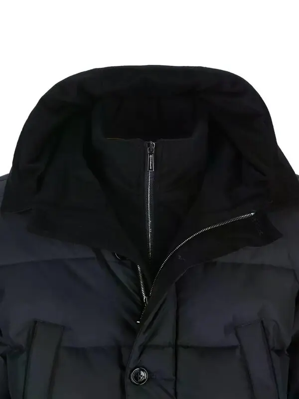 MOORER Quilted Hooded Coat