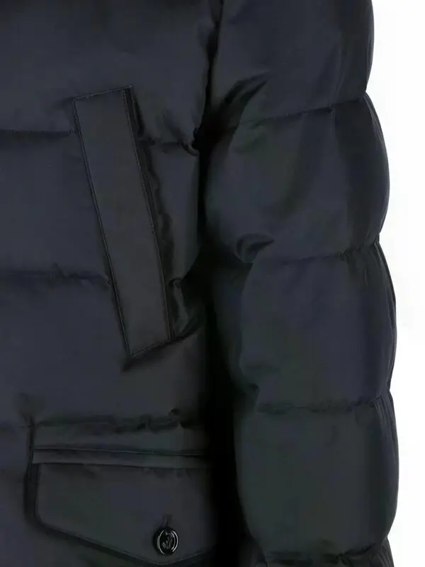 MOORER Quilted Hooded Coat