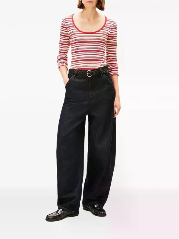Tommy Hilfiger Striped Scoop-neck T-shirt