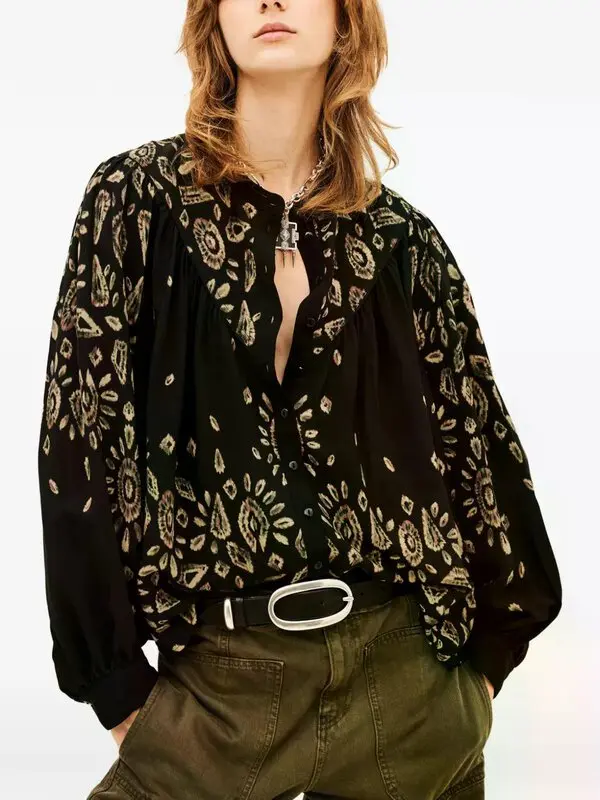 Ba&sh Brava Long-sleeve Shirt - Black