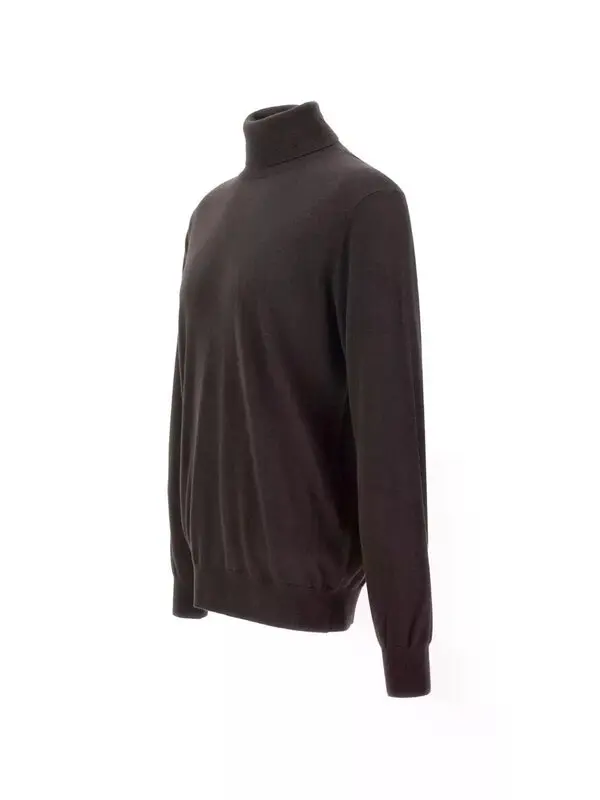 KANGRA Turtleneck Sweater - Brown
