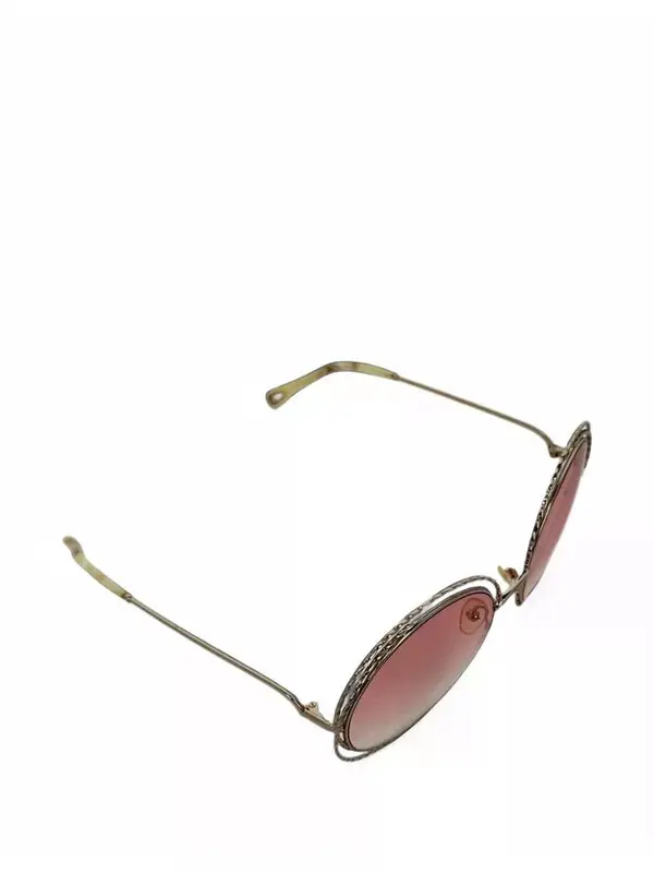 Chloé 2010s Carlina Twist Round Sunglasses