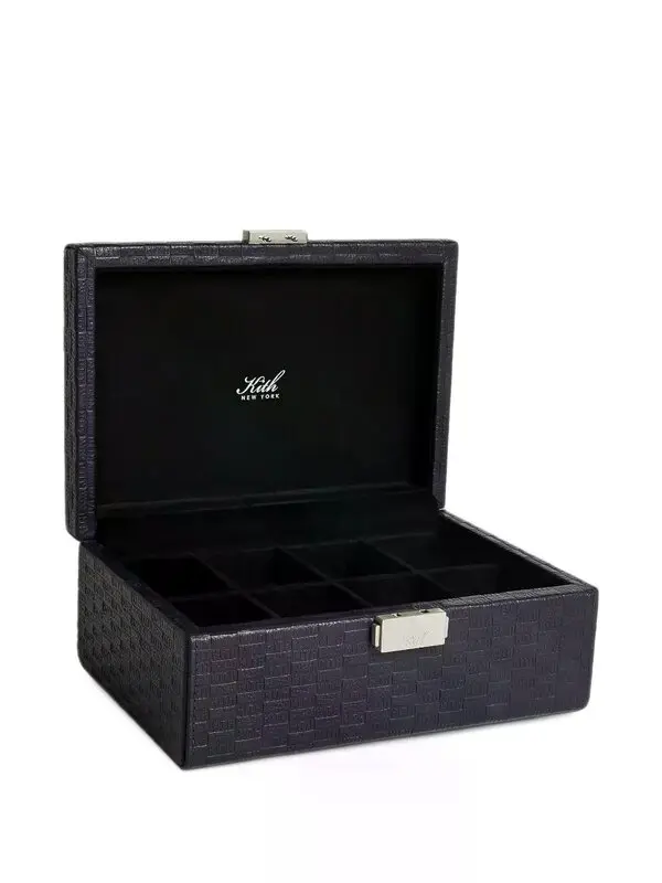 Kith Tumbled Leather Watch Box - Blue