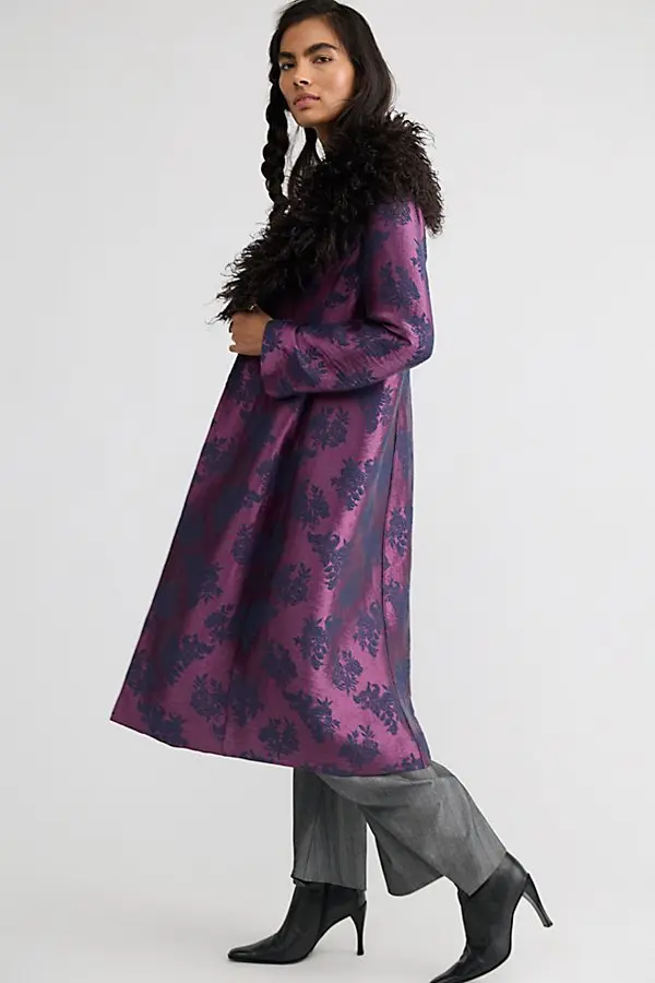 Free People Satin Return Duster