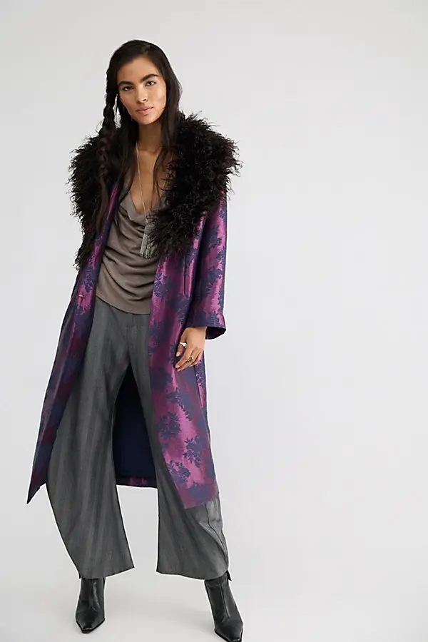 Free People Satin Return Duster