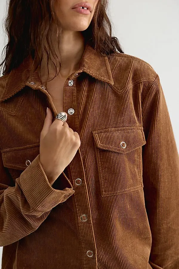 HANSEN & GRETEL Jackson Corduroy Button Down Shirt