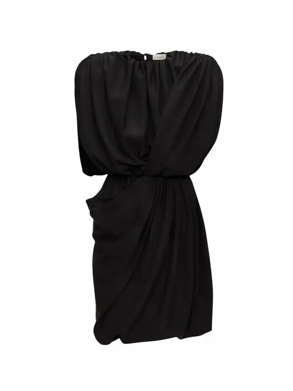 Magda Butrym Draped Gathered Mini Dress