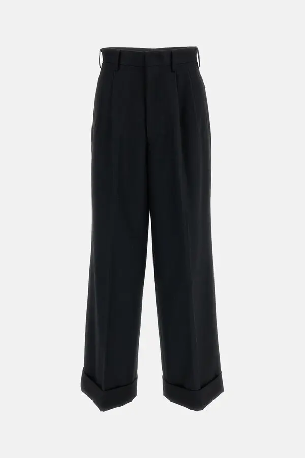 Junya Watanabe Wide-leg Trousers With Cuffs