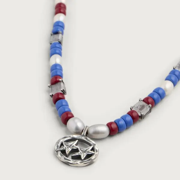 TWOJEYS Mediterranean Beaded Superstar Necklace