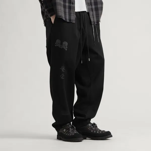 MASTERMIND WORLD Doodle Print Regular Easy Pants