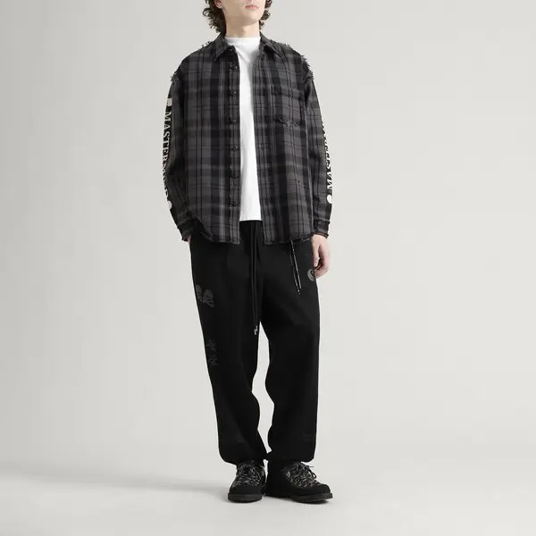 MASTERMIND WORLD Doodle Print Regular Easy Pants