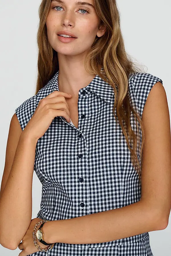 English Factory Pleated Mi Dress