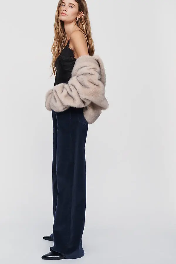DL1961 Alex Velvet Mid Rise Baggy Jeans