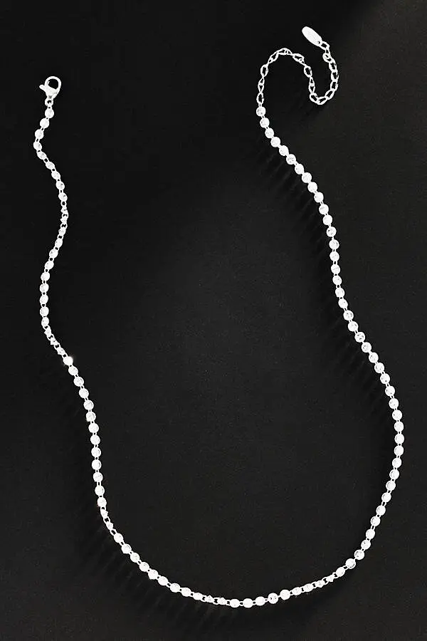 Anthropologie Demi Floatg Crystal Necklace - Silver