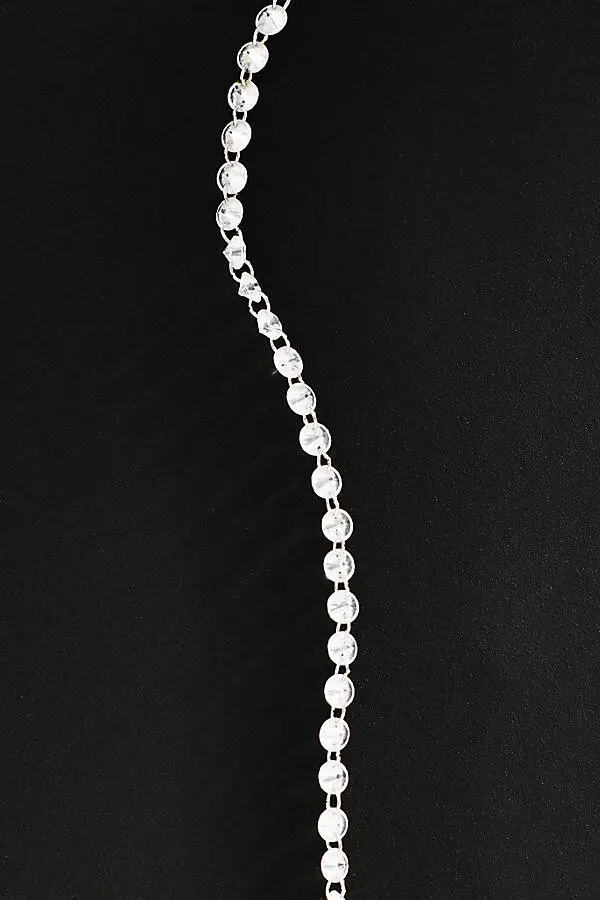 Anthropologie Demi Floatg Crystal Necklace - Silver