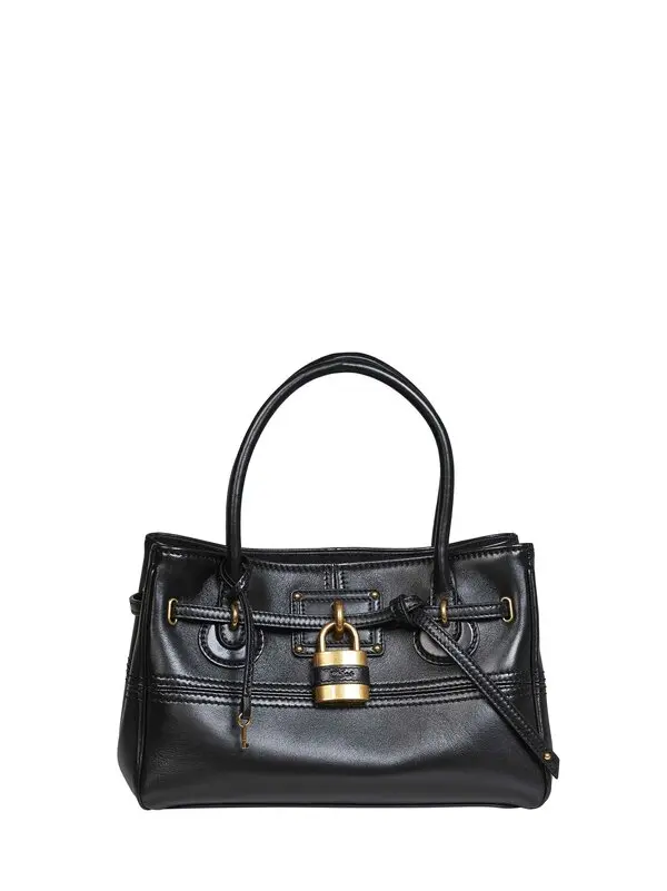 Chloé Black Small Paddington Sling Top-handle Bag - Multicolor
