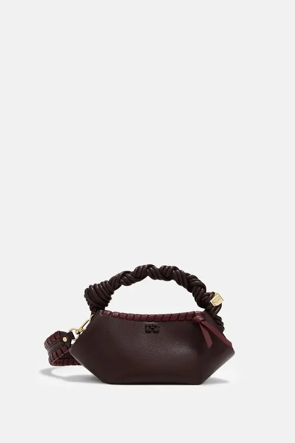 GANNI Bou Mini Tressé Bag
