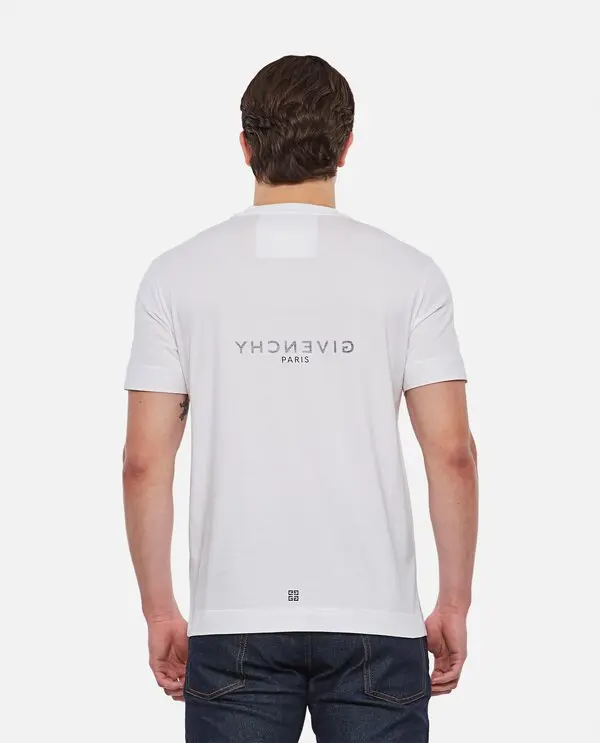 Givenchy Slim Fit White Logo T-shirt