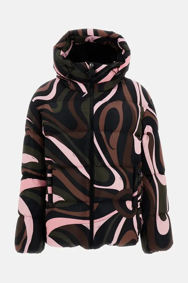 Emilio Pucci Iride Printed Puffer Jacket