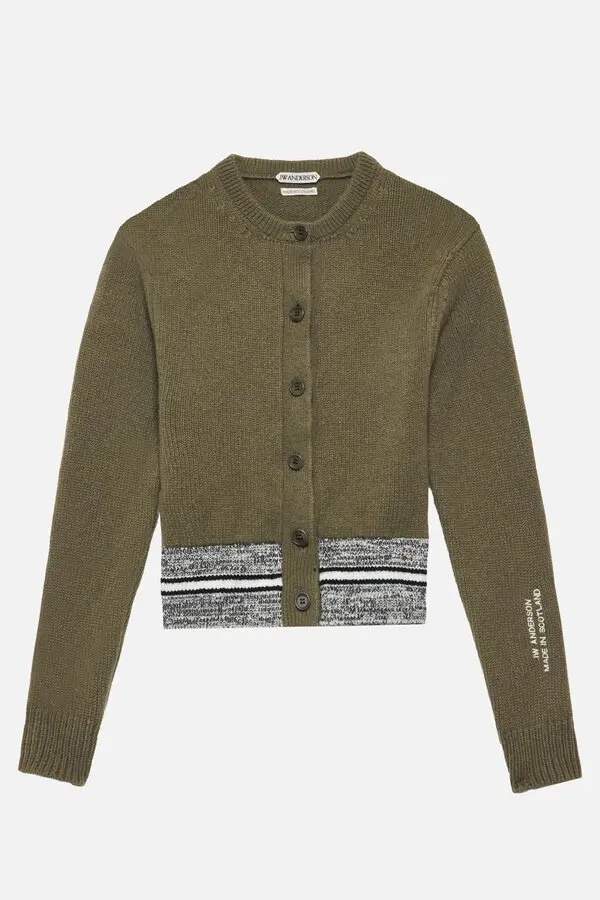JW Anderson Contrast Trim Cardigan - Multicolor