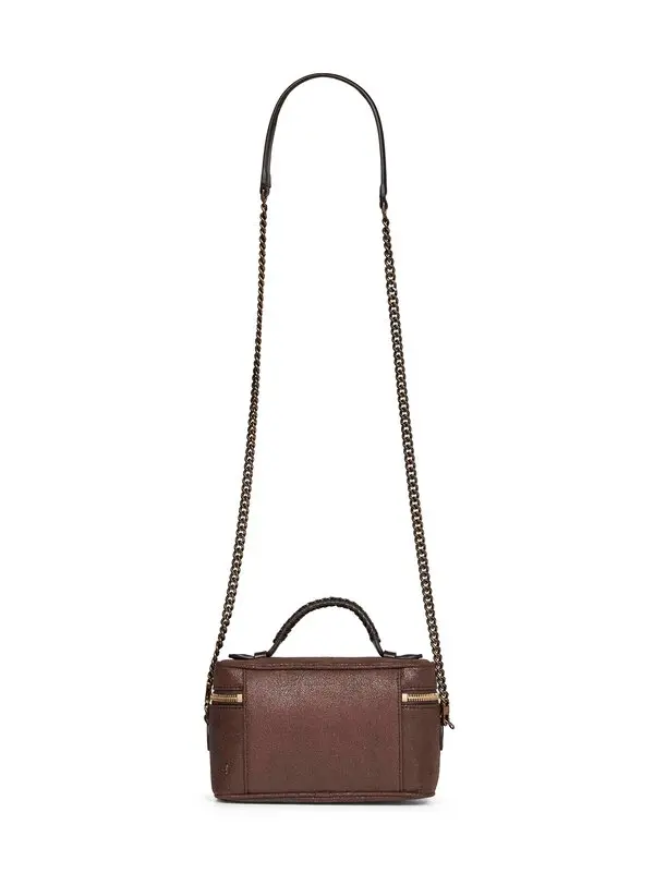 Stella McCartney Brown Mini Falabella Vanity Bag