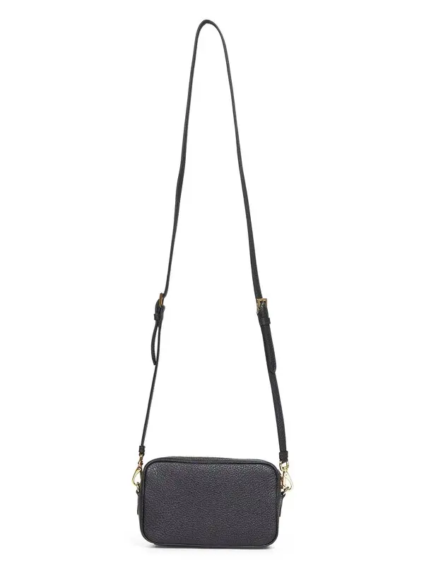 Prada Accessori Pelletteria Black Mini Crossbody Bag