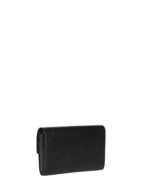 Saint Laurent Uptown Leather Chain Wallet Bag By