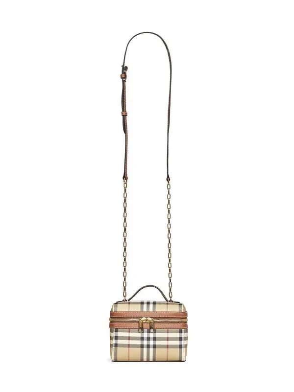 Burberry Beige Vanity Mini Check - Multicolor