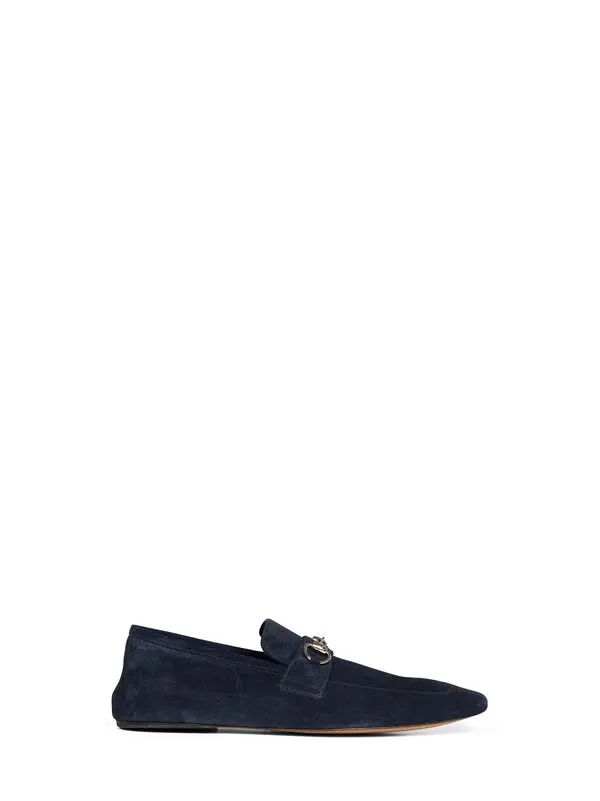 Gucci Blue Ragazzo Suede Loafers - Multicolor
