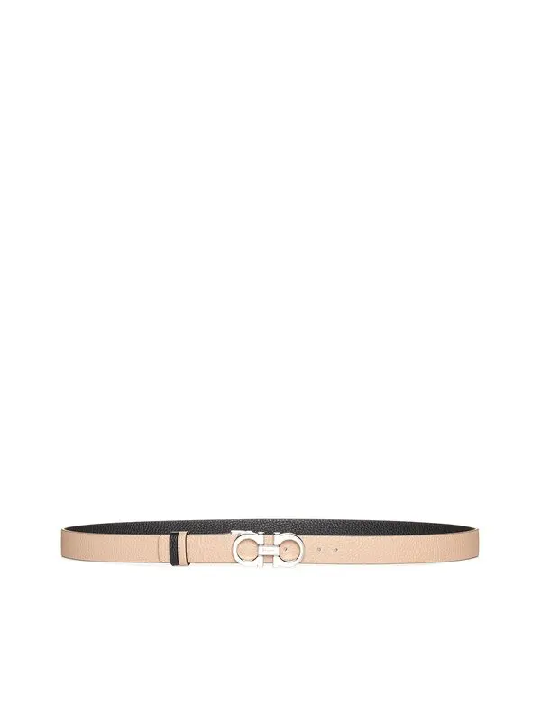 FERRAGAMO Reversible And Adjustable Gancini Belt