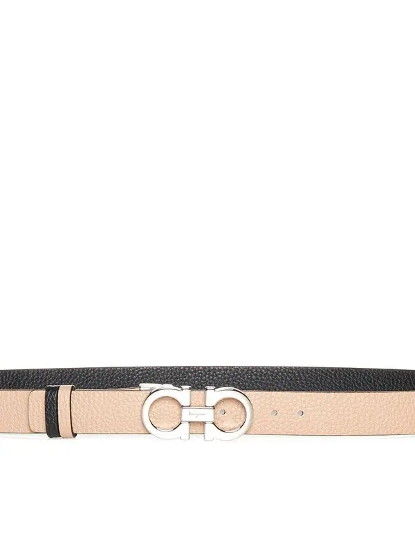 FERRAGAMO Reversible And Adjustable Gancini Belt