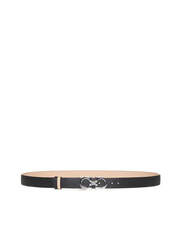 FERRAGAMO Reversible And Adjustable Gancini Belt