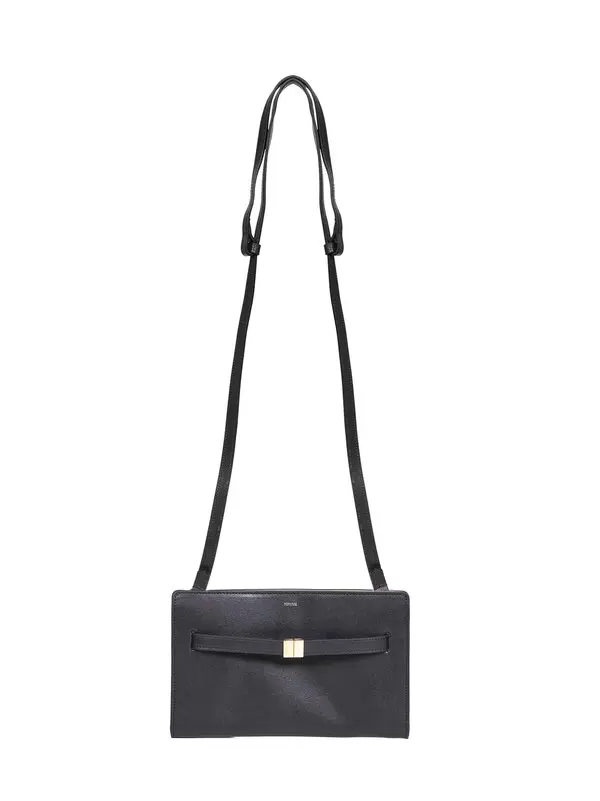 TOTEME Black Belted Crossbody Bag - Multicolor
