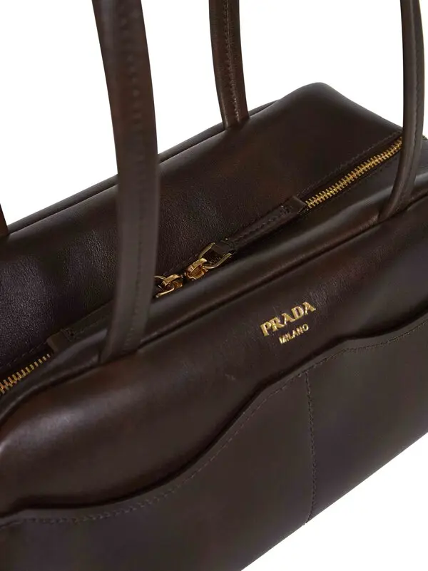 Prada Borse Cocoa Carry Satchel Bag