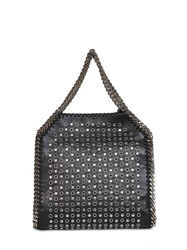 Stella McCartney Black Falabella Mini Tote Bag - Multicolor
