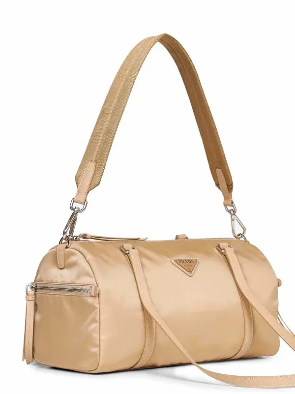 Prada Borse Camel Large Duffel Bag