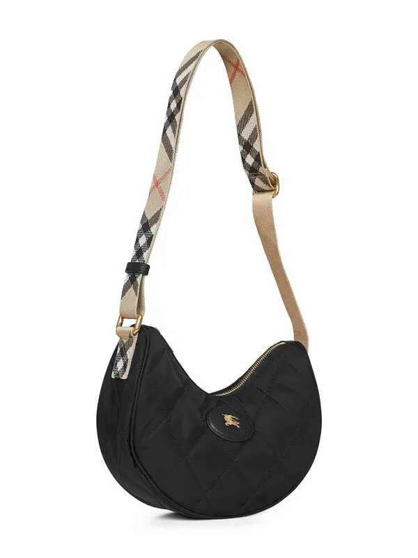 Burberry Black Horseshoe Crossbody Bag