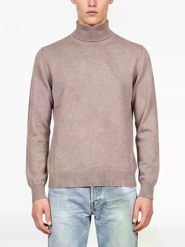 Tagliatore Roll-neck Sweater - Neutrals