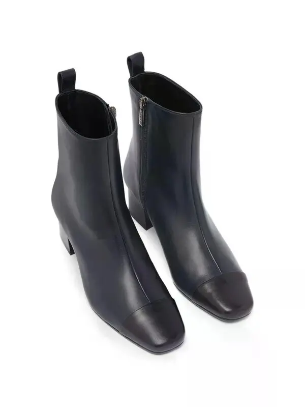 CAREL Estime Two-tone Leather Ankle Boots