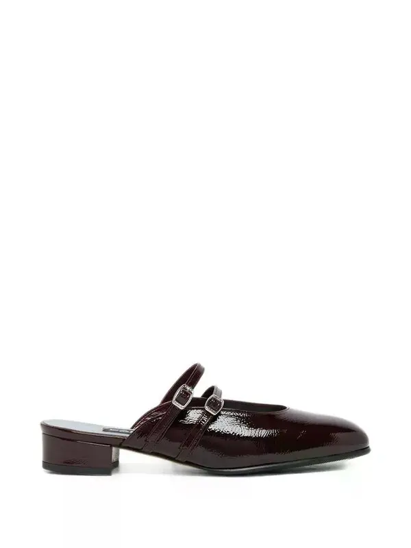 CAREL Pomme Patent Leather Mules