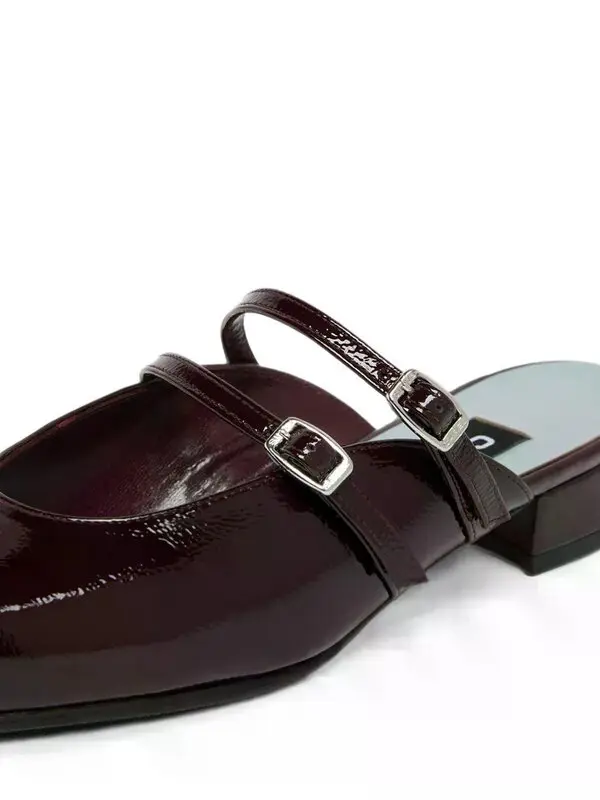 CAREL Pomme Patent Leather Mules