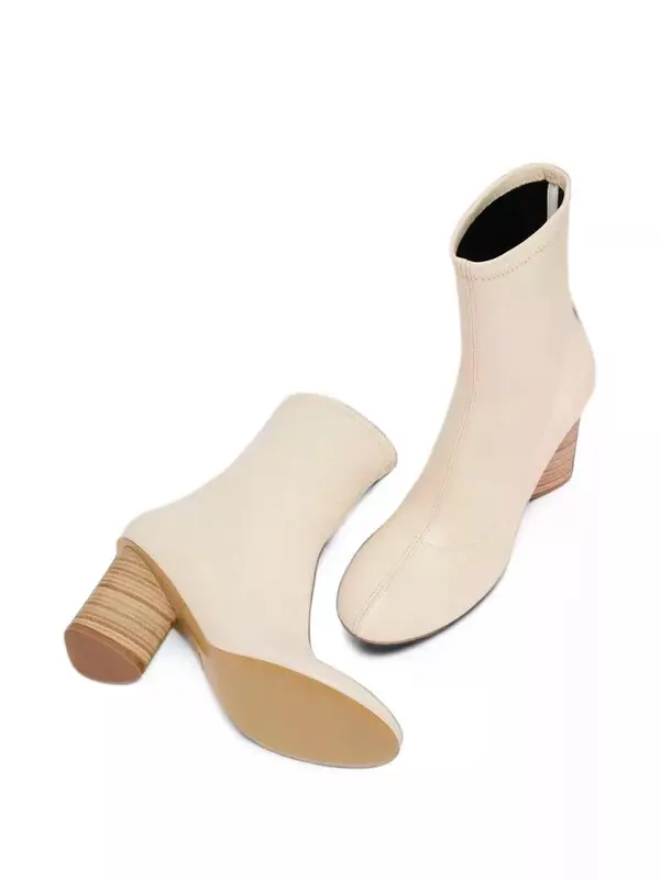 CAREL Lucia Stretch-leather Ankle Boots