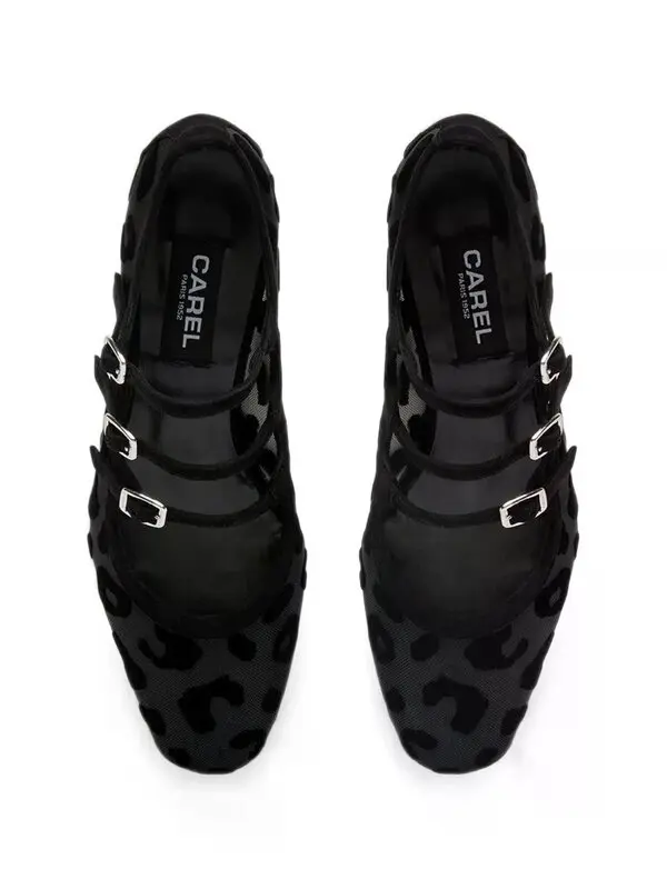 CAREL Kina Leopard-print Mesh Pumps