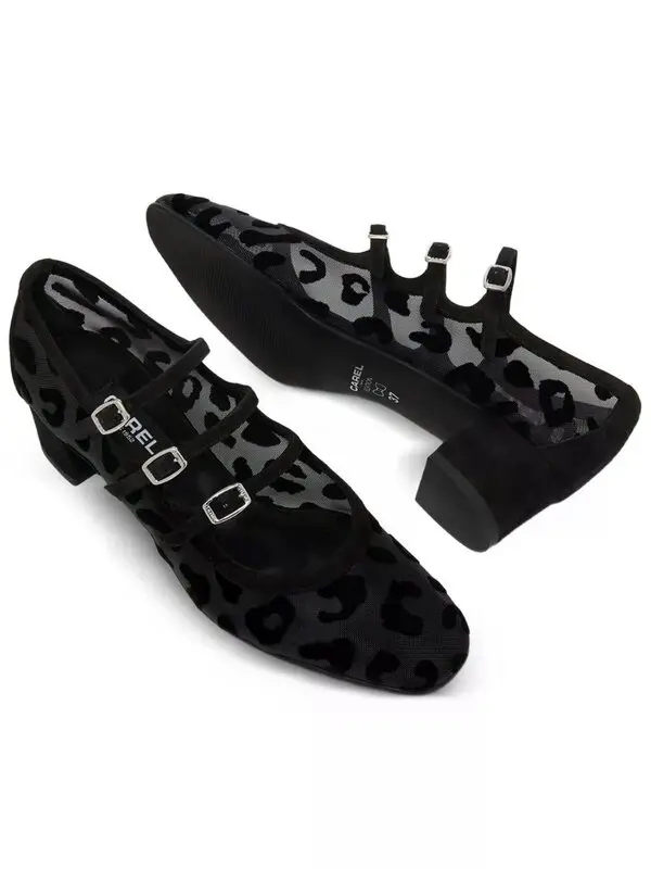 CAREL Kina Leopard-print Mesh Pumps