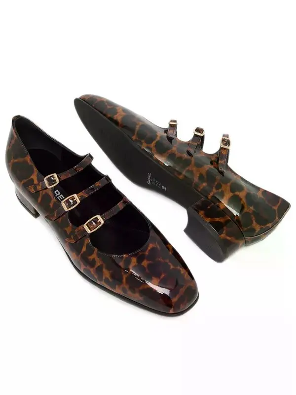 CAREL Ariana Leopard-print Ballet Flats